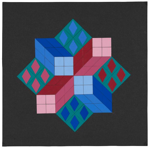 Bonhams : VICTOR VASARELY (1906-1997) Stefka 1987