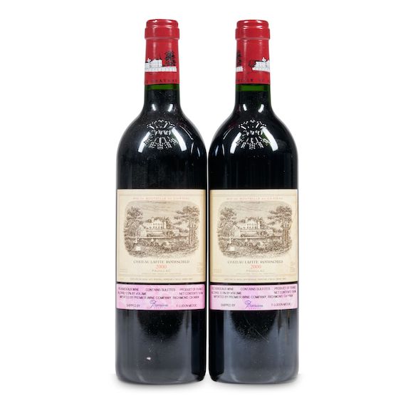 Bonhams Skinner : Chateau Lafite Rothschild 2000 (2 bottles)