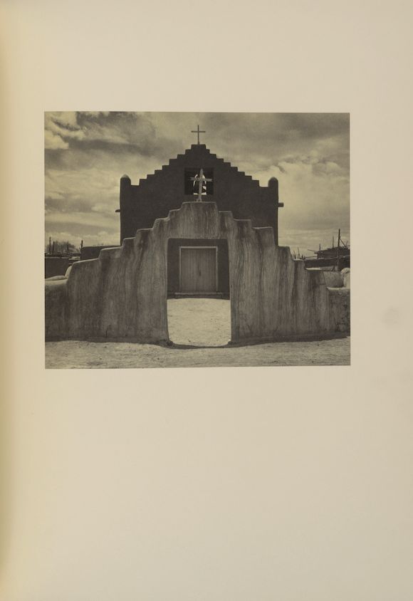 Bonhams : Ansel Adams (1902-1984) and Mary Austin (1868-1934); Taos Pueblo;
