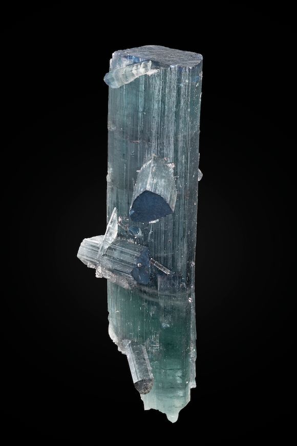 Bonhams : Tourmaline Crystal on Acrylic Base