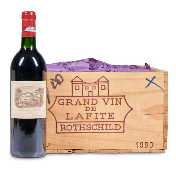 Bonhams Skinner : Chateau Lafite Rothschild 1990 (12 bottles)