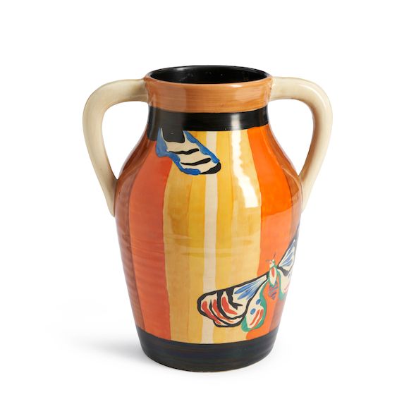 Bonhams Skinner : Clarice Cliff (1899-1972) "Butterfly" Pattern Lotus ...