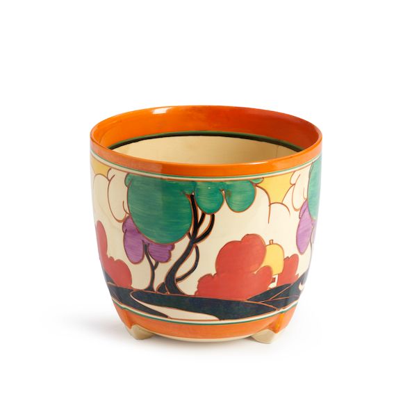 Bonhams Skinner : Clarice Cliff (1899-1972) "Orange Autumn" Pattern ...