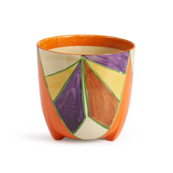 Bonhams Skinner : Clarice Cliff (1899-1972) "Bizarre" Jardiniere ...
