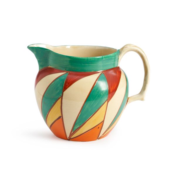 Bonhams Skinner : Clarice Cliff (1899-1972) "Bizarre" Pitcher, Burslem ...