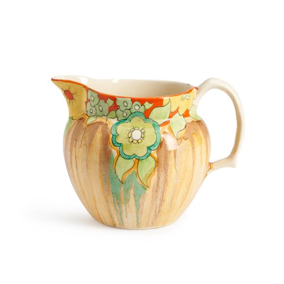 Bonhams Skinner : Clarice Cliff (1899-1972) "Killarney" Pattern Pitcher ...