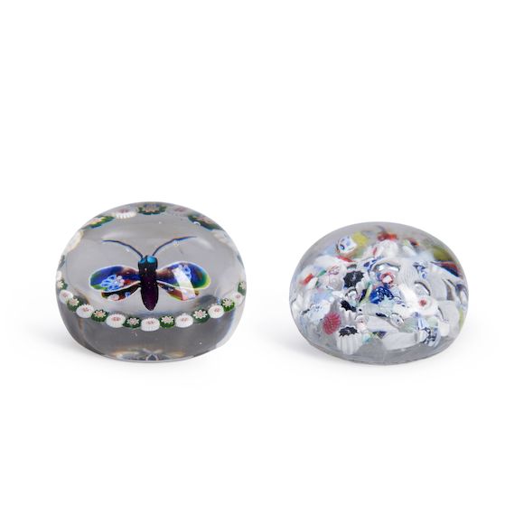 Bonhams Skinner : Two Antique French Paperweights, both unmarked, a ...