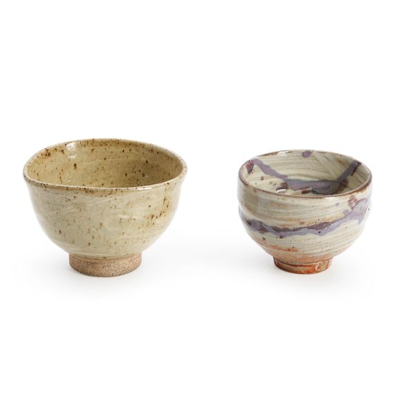 Bonhams Skinner : Two Malcolm Wright and Makoto Yabe Studio Pottery ...
