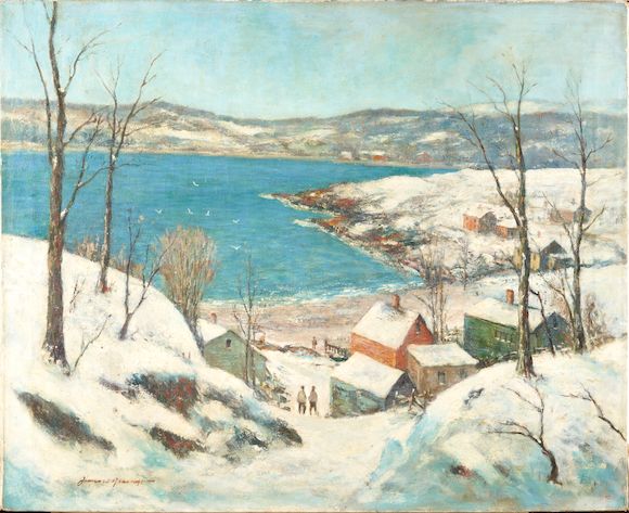 Bonhams Skinner : JAMES WILLIAM ASHCROFT (1898-1971) CAPE COD WINTER