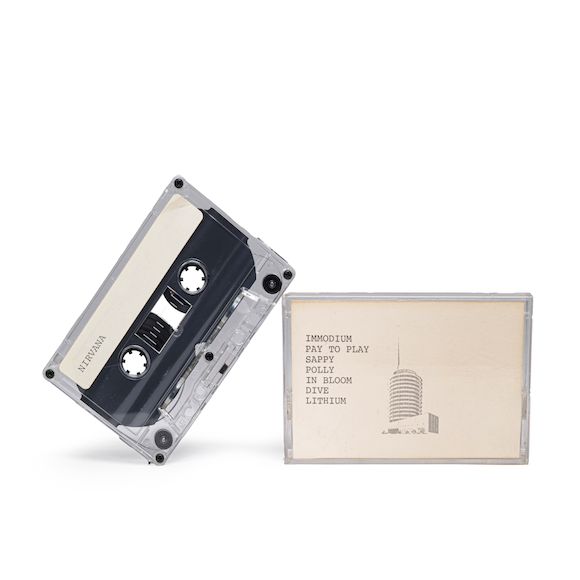 Bonhams : Nirvana Early Capitol Records Demo Cassette Tape.