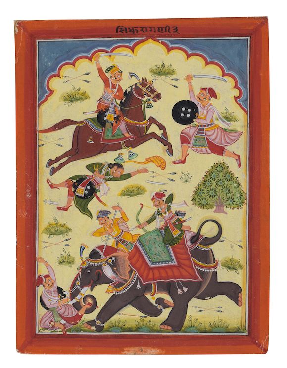 Bonhams : AN ILLUSTRATION FROM A RAGMALA SERIES: SIDHAK RAGINI SIROHI ...