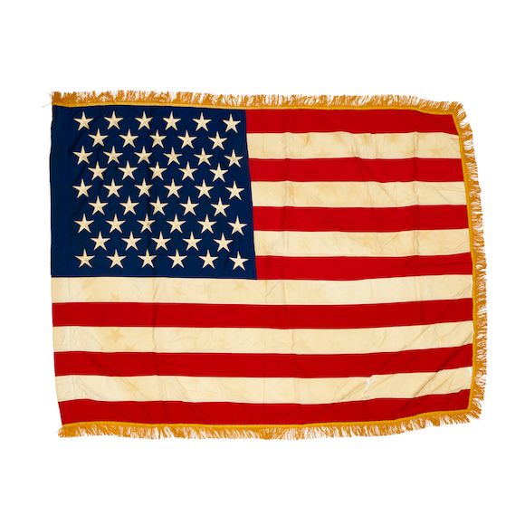 Bonhams : A KENNEDY ADMINISTRATION WEST WING FLAG FROM THE ESTATE OF ...