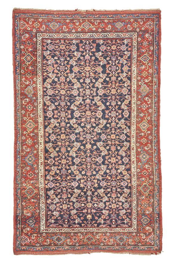 Bonhams Skinner : Bijar Rug Iran 3 ft. 7 in. x 6 ft.