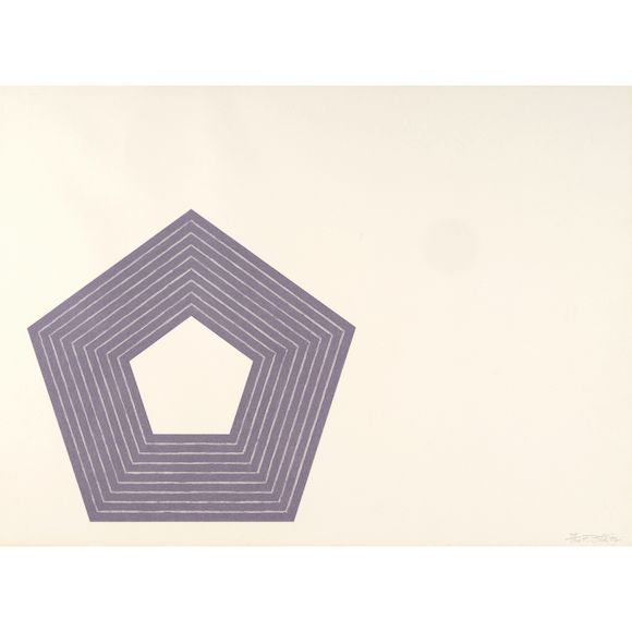 Bonhams : Frank Stella (born 1936); Charlotte Tokayer, from Purple Series;