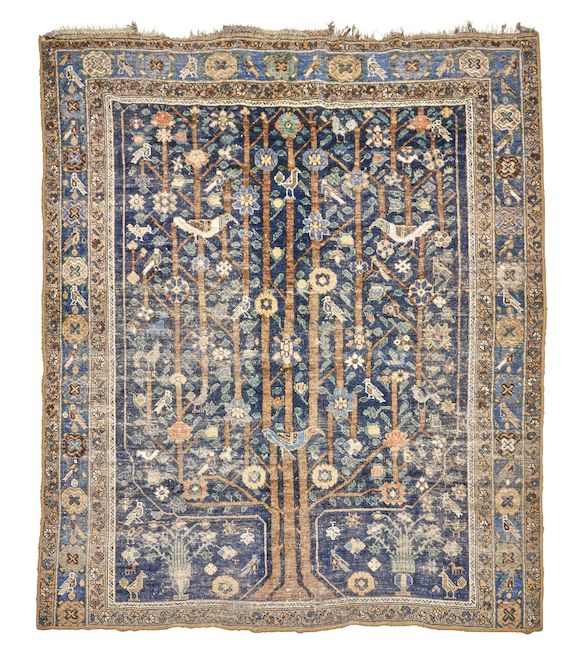 Bonhams Skinner : Kolyai Kurdish Hamadan Rug Iran 5 ft. x 6 ft.