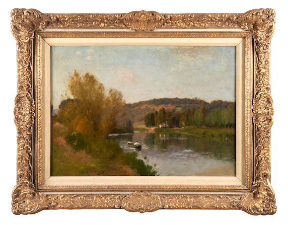 Bonhams Skinner : Louis Alexandre Bouché (French, 1838-1911) River ...