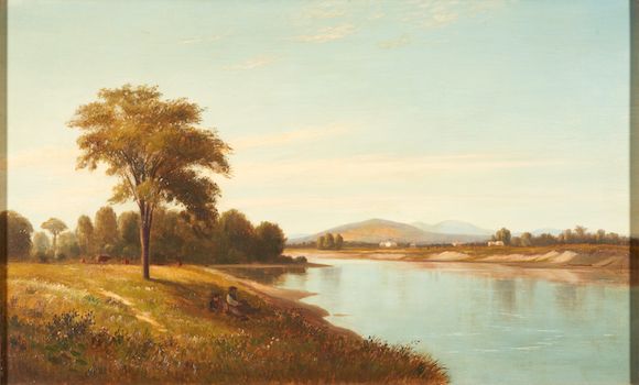 Bonhams Skinner : EDWIN GRAVES CHAMPNEY (American, 1842-1899) Landscape ...