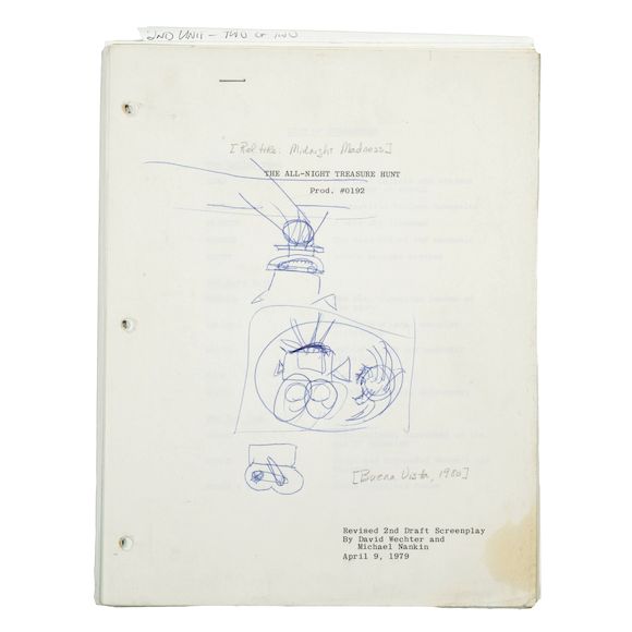 Bonhams : A META CARPENTER WILDE SET OF WORKING SCRIPTS FOR MIDNIGHT ...