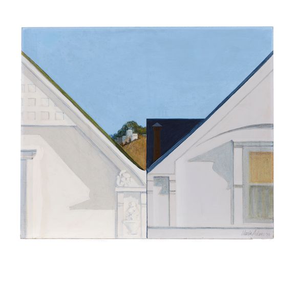 Bonhams : MARK ADAMS (1925-2006) Untitled (View from Mark Adam's ...