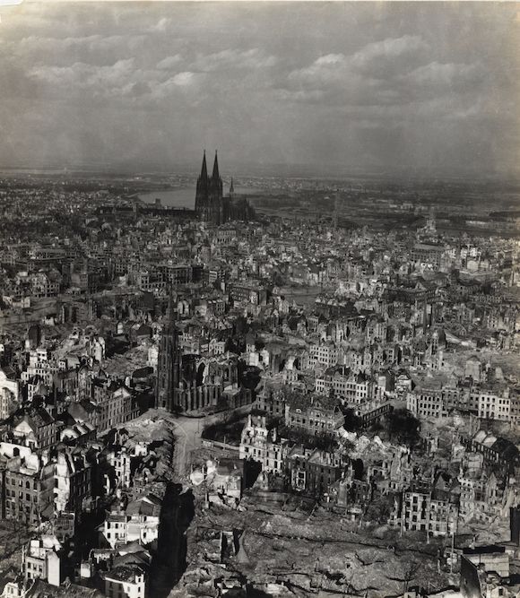 Bonhams : Margaret Bourke-White (1904-1971); Ruins of Cologne, Germany;
