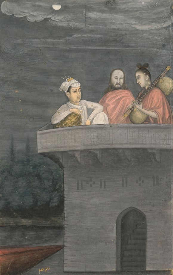 Bonhams : AN ILLUSTRATION FROM A RAGAMALA SERIES: KEDARA RAGINI OUDH ...
