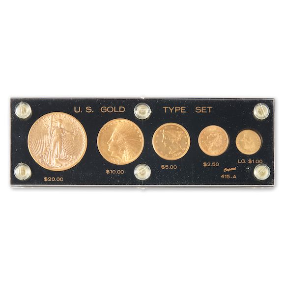 Bonhams Skinner : United States Gold Coin Type Set.