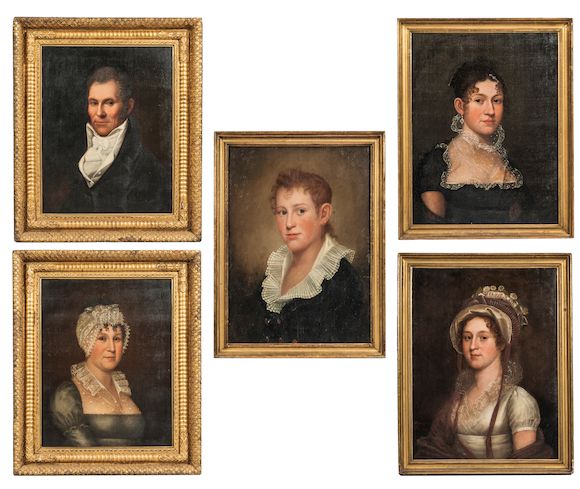 Bonhams Skinner : Ethan Allen Greenwood (American, 1779-1856) Set of ...