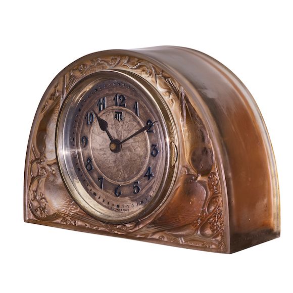 Bonhams : RENÉ LALIQUE (1860-1945) Moineaux ClockMarcilhac 764 ...