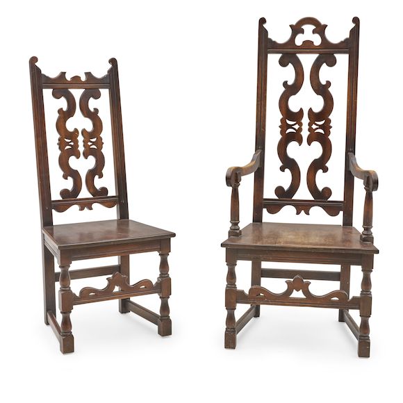 Bonhams Skinner : TWO PAINE FURNITURE MAHOGANY CHAIRS