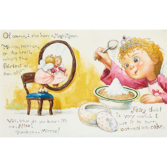 Bonhams Skinner : A DAVID SHANNON ILLUSTRATION FROM ALICE THE FAIRY ...