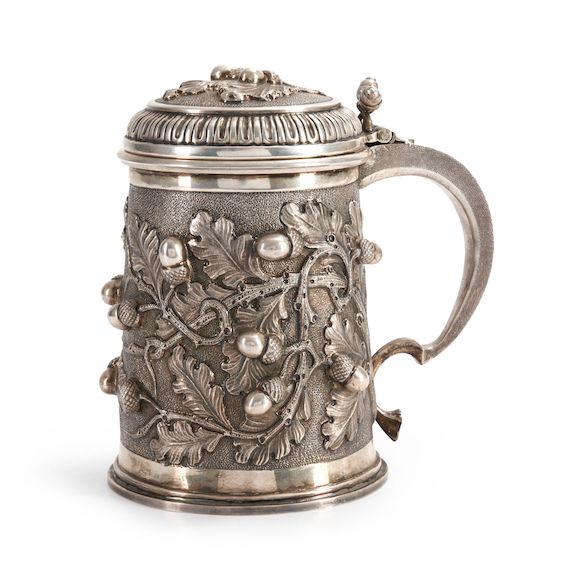 Bonhams Skinner : Neo-Baroque .800 Silver Tankard, Vallin Adriano ...