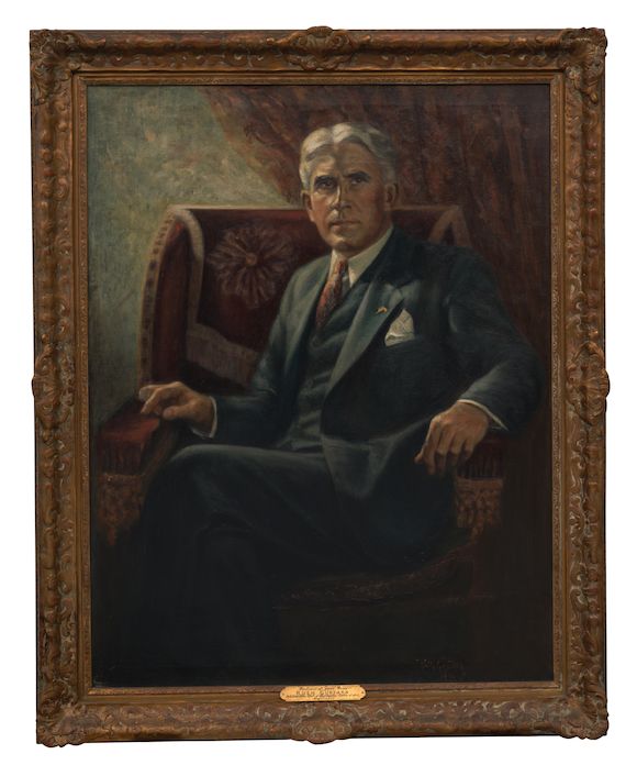 Bonhams : ZANE GREY OIL PORTRAIT. [GREY, ZANE. 1872-1939.] RUTH GUSTAVA ...