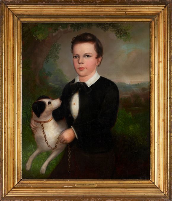 Bonhams Skinner : American School (19th Century) Portrait of Konradin ...