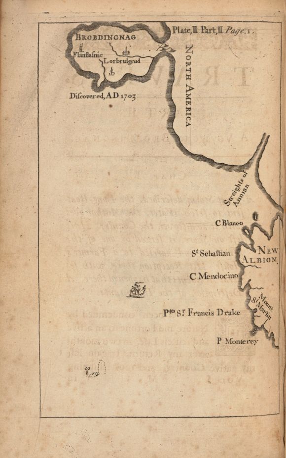 Bonhams : FIRST EDITION OF GULLIVER'S TRAVELS, TEERINK "AA." SWIFT ...