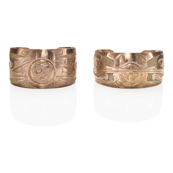 Bonhams : Two Earl Muldoon cuff bracelets