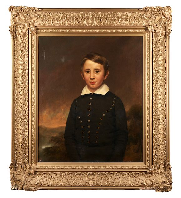 Bonhams Skinner : Edward Ludlow Mooney (American, 1813-1887) Portrait ...