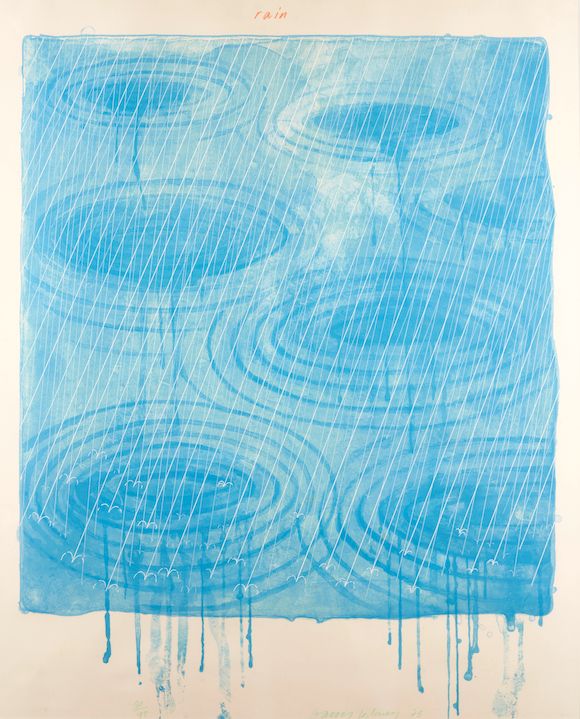 Bonhams Skinner : David Hockney (British, born 1937); Rain, from The ...