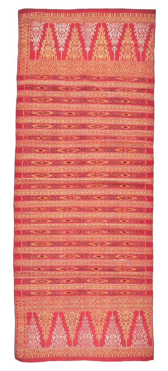 Bonhams Skinner : Ceremonial Cloth Bali, Indonesia 24 in. x 63 in.