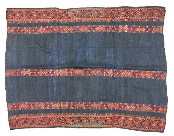 Bonhams Skinner : Head Cloth Paiwan People, Southern Taiwan 29 in. x 22 ...
