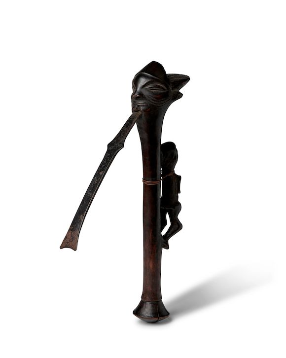 Bonhams : PENDE CEREMONIAL AXE, DEMOCRATIC REPUBLIC OF CONGO