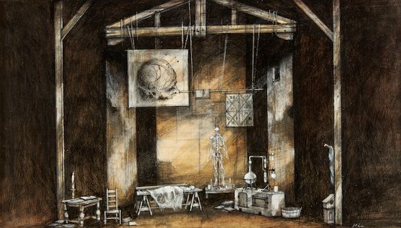 Bonhams Skinner : Ming Cho Lee (1930-2020) Set Design for Faust (Act 1 ...