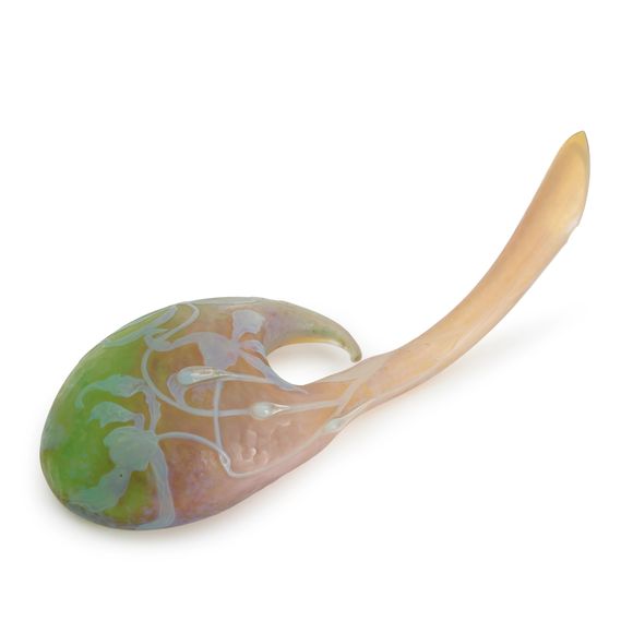 Bonhams Skinner : DAUM MARTELE AND CAMEO GLASS GOURD-FORM ORCHID VASE, Nancy, France, c. 1895 ...