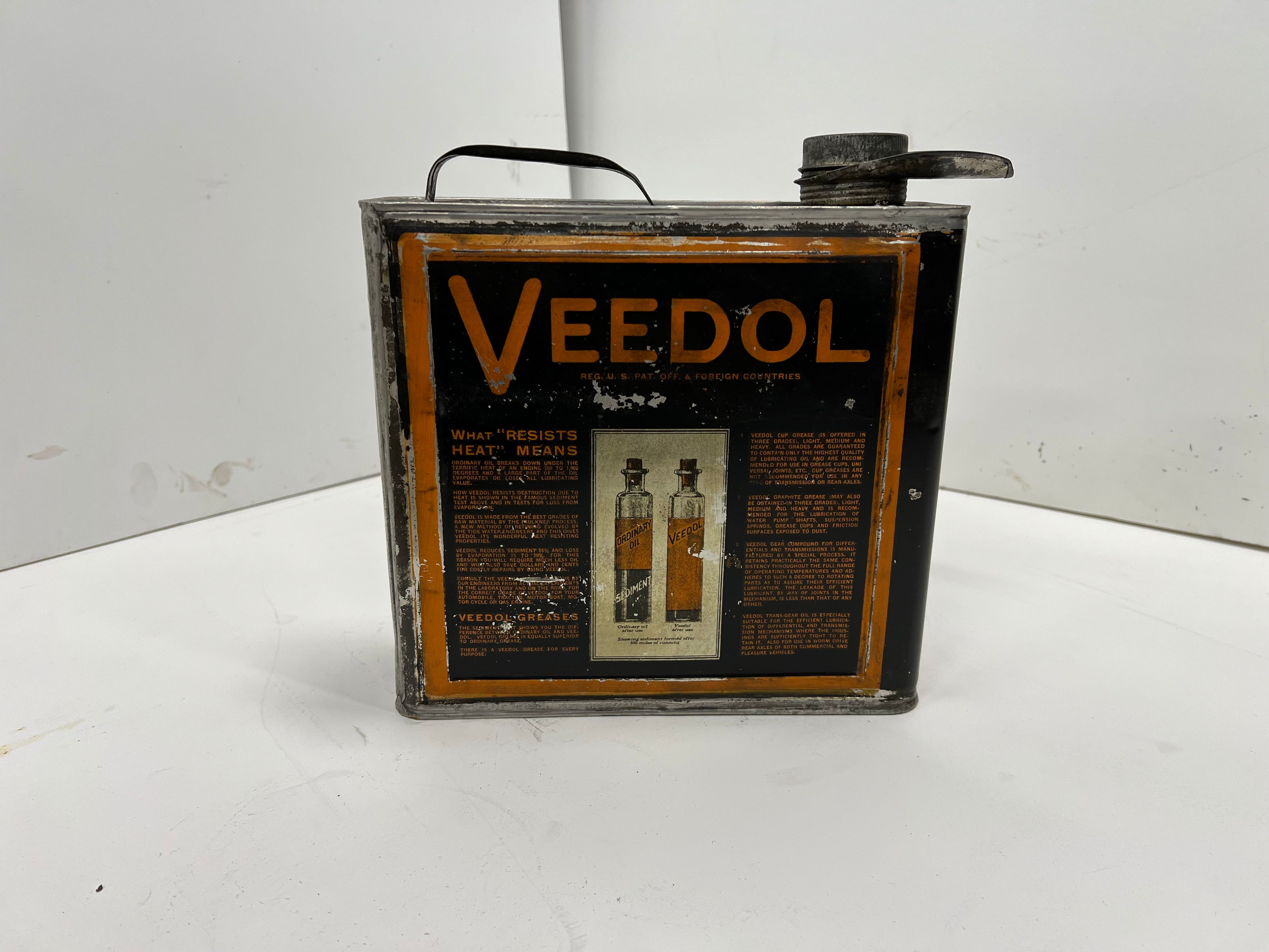Bonhams Cars : A Veedol 1-Gallon Can