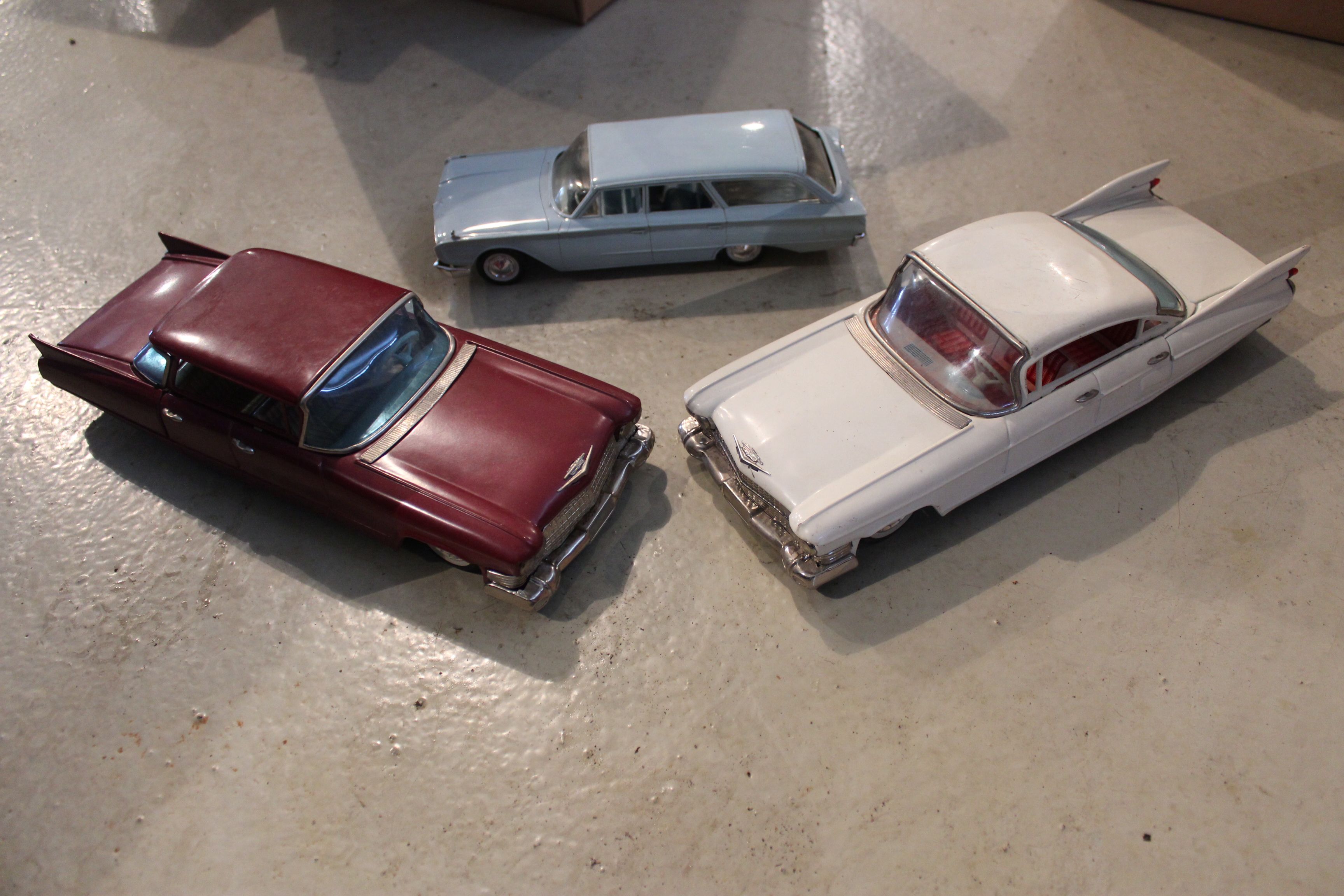 Bonhams Cars : Two Bandi Japanese Tin Toy Cadillacs, ca. 1959