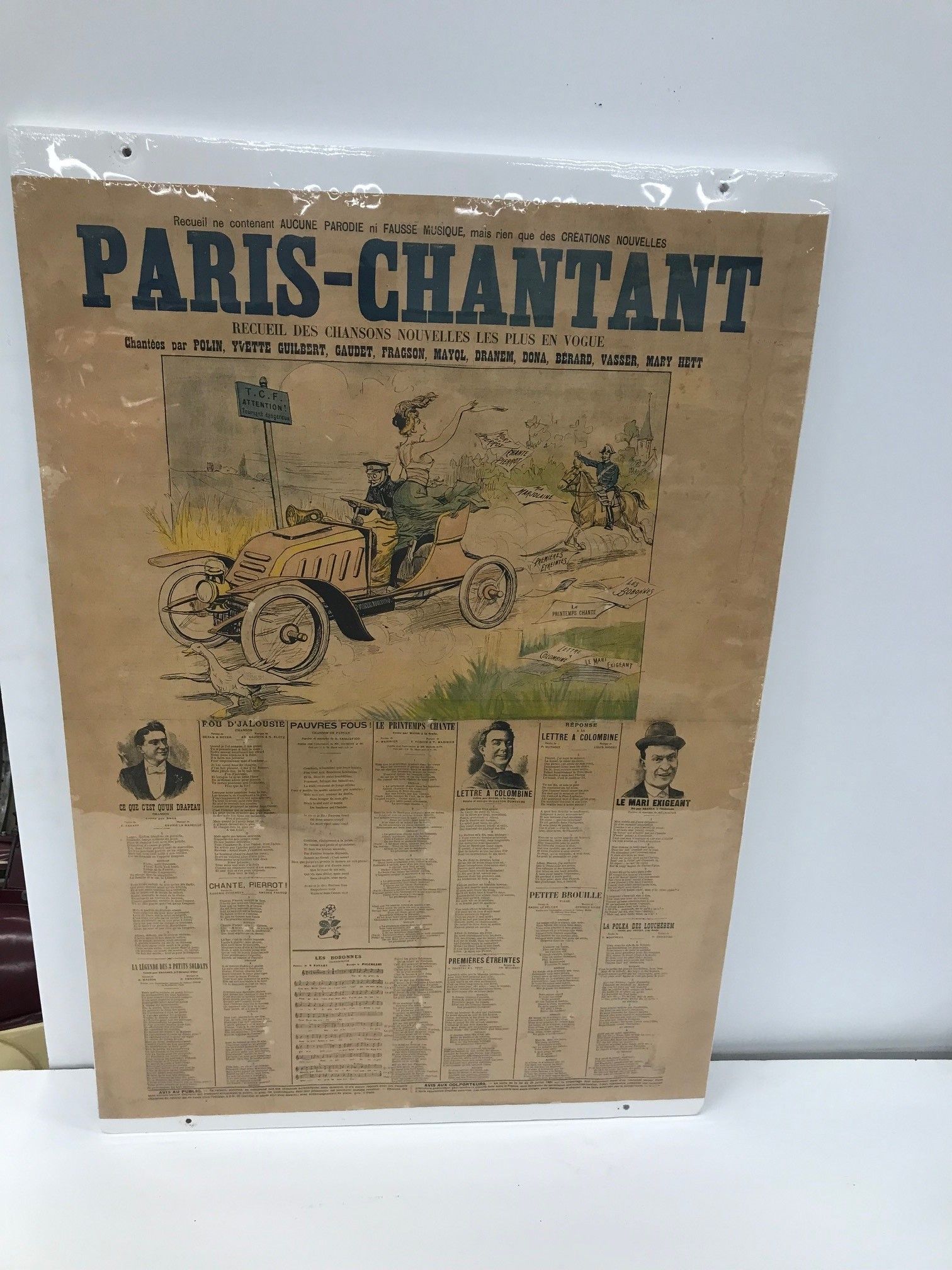Bonhams Cars : A Paris-Chantant Event Poster