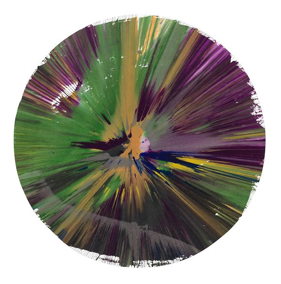 Bonhams : Damien Hirst (born 1965); Circle Spin Painting;