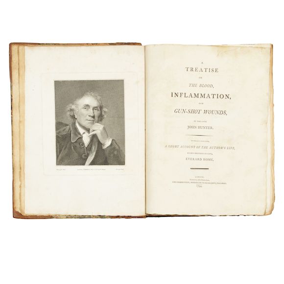 Bonhams : HUNTER, JOHN. 1728-1793. A Treatise on the Blood ...