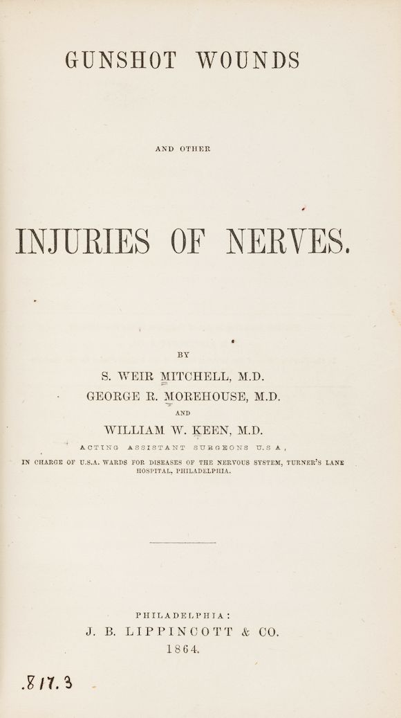Bonhams : ELLIOT CUTLER COPY. MITCHELL, SILAS WEIR. 1829-1914; GEORGE ...