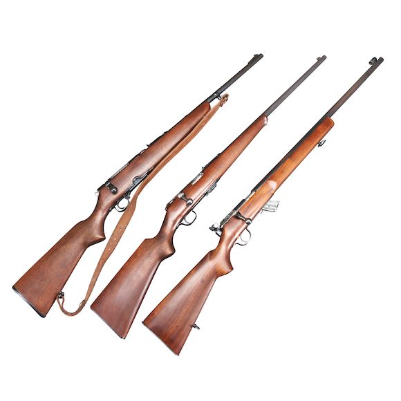 Bonhams Skinner : Three Savage Bolt Action Rifles. Curio or Relic firearm