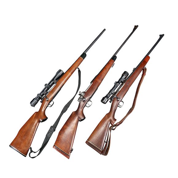 Bonhams Skinner : Three Sporterized US Military Rifles. Curio or Relic ...